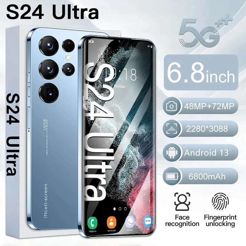 S24-Ultra-Mobile-Phones-6-8-HD-Screen-SmartPhone-Original-16G-1T-5G ...