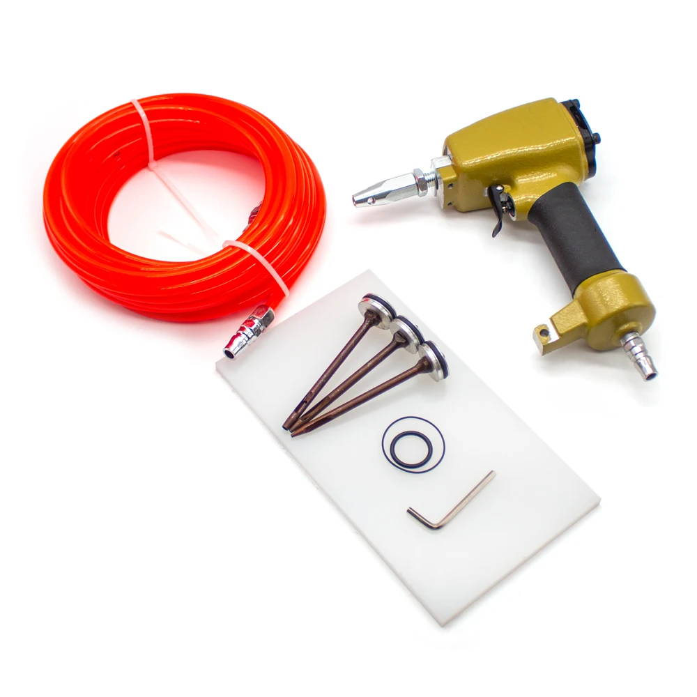 Clothing Accurate Pneumatic Punching Gun 1.5-5MM Snap Fastener Hole Air ...