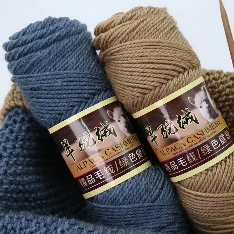 Alpaca Yarn Hand Knitting | Wool Alpaca Knitting Yarn | Strong Alpaca ...
