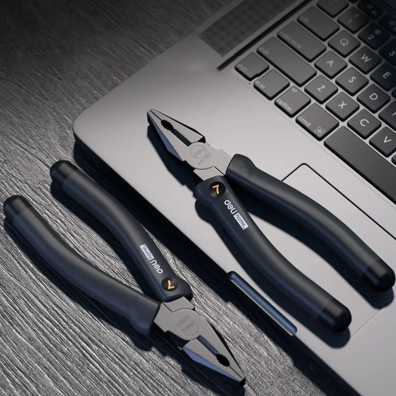 Deli-1-Pcs-6-7-Universal-Wire-Cutter-Long-Nose-Pliers-Hardware-Tool ...