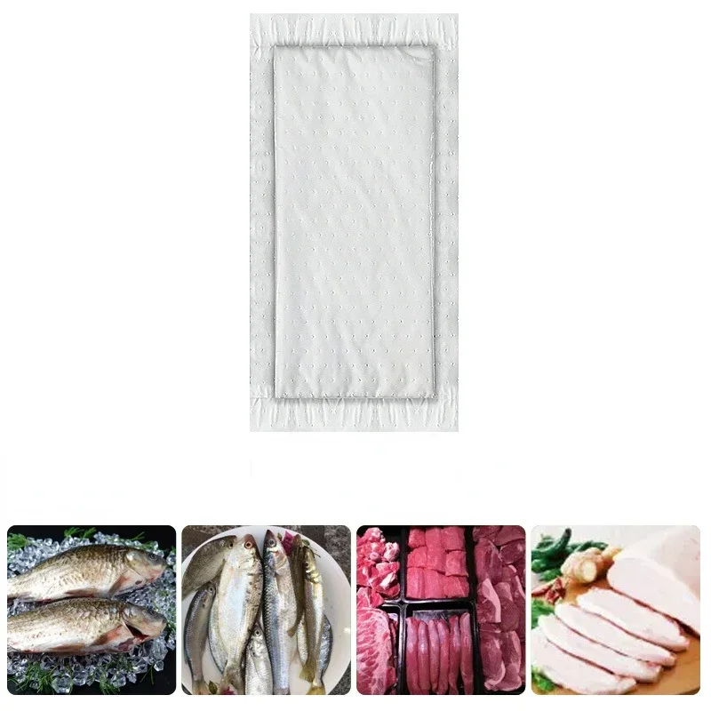 100pcs-Kitchen-Rapid-Absorbent-Pads-For-Meat-Fish-Poultry-Produce-For ...