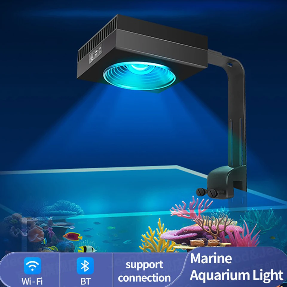 Jecod Jebao Smart Full Spectrum Coral Reef Light MRL MSQ IP68 WiFi/BT ...