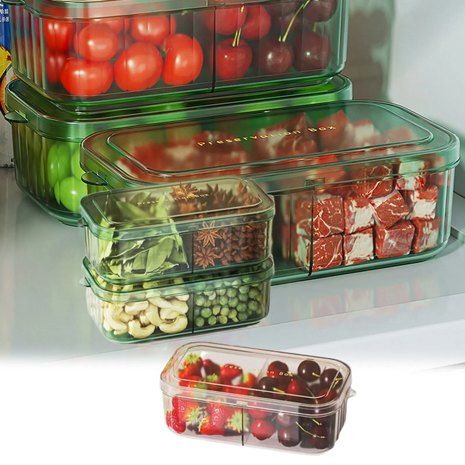 Refrigerator-Storage-Box-Fridge-Organizer-Fresh-Vegetable-Fruit-Boxes ...