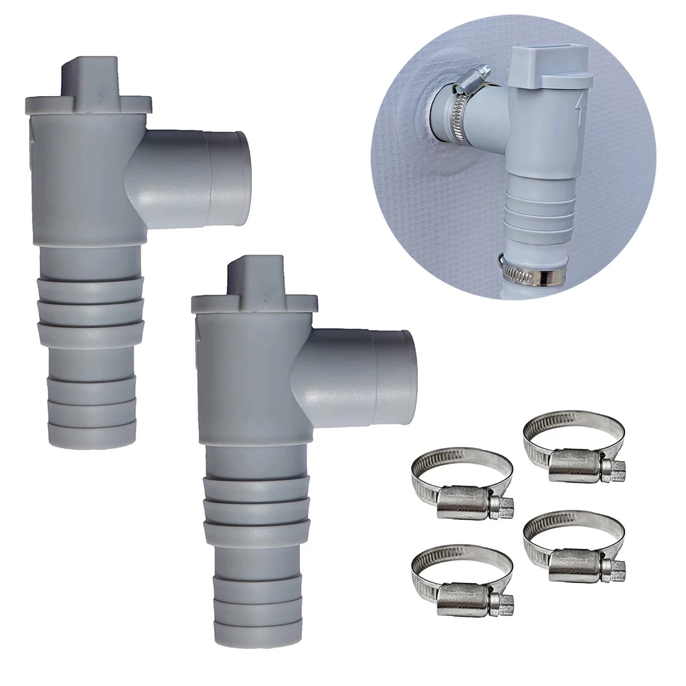 Durable-PVC-Pool-Filter-Pump-Adapter-32mm-Pool-On-Off-Plunger-Valve ...