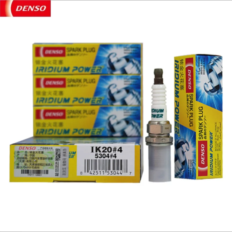 Original-DENSO-IK20-5304-Iridium-Spark-Plug-For-Toyota-Honda-Audi ...