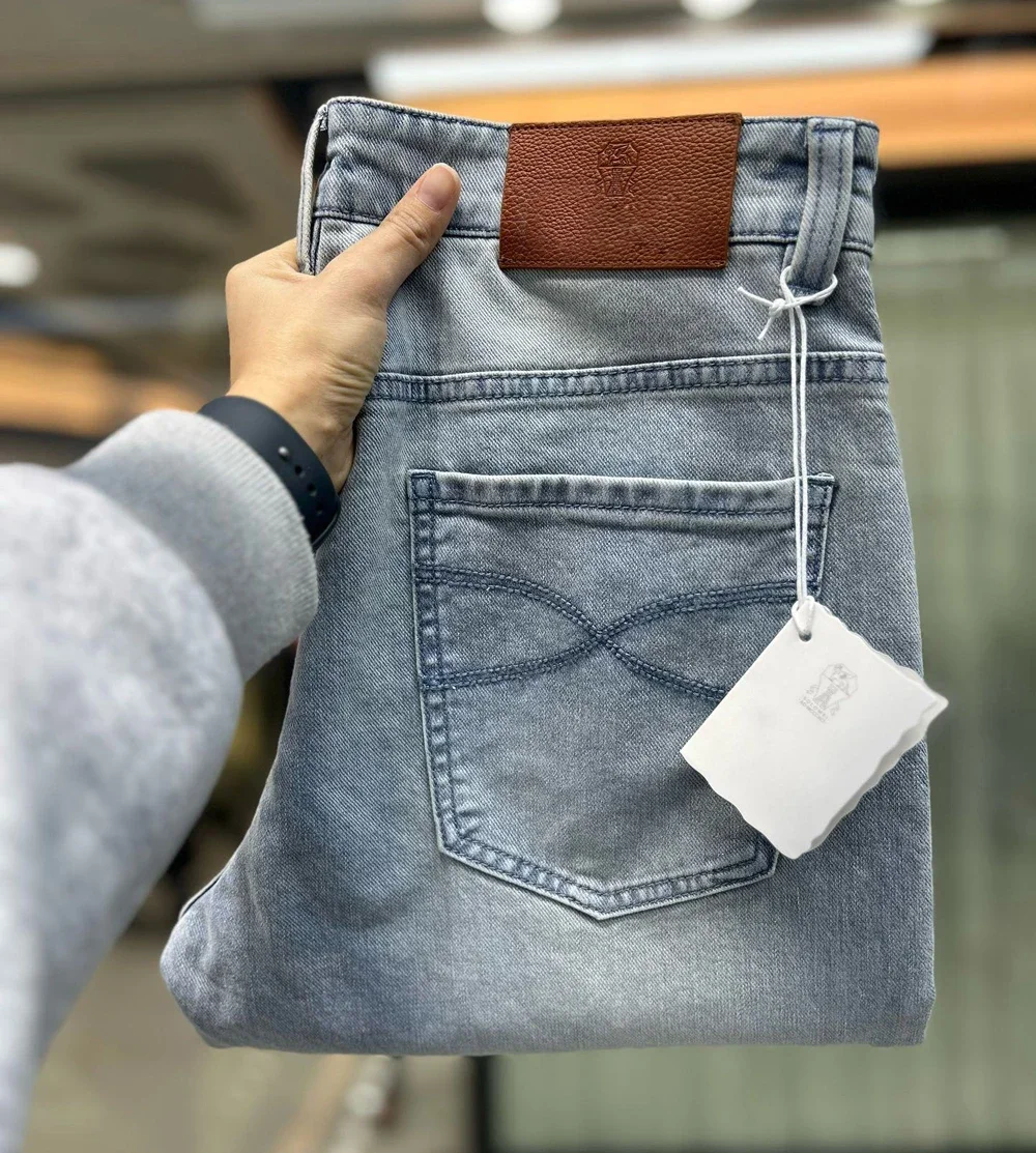 BILLIONAIRE-BLKA-CPTG-Jeans-Thin-Cotton-Men-2024-Spring-Summer-new ...