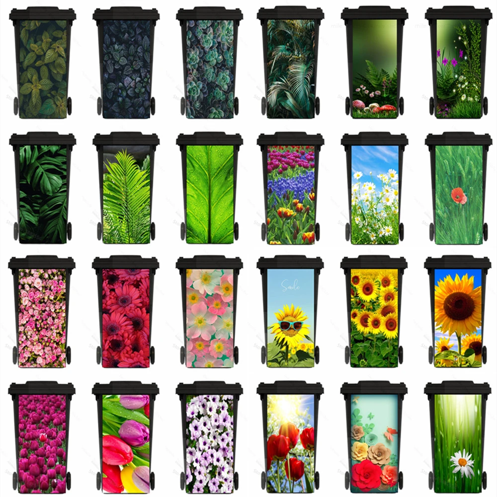 Plant Flowers Adhesive Removable Waterproof Sticker Decals Renew ...