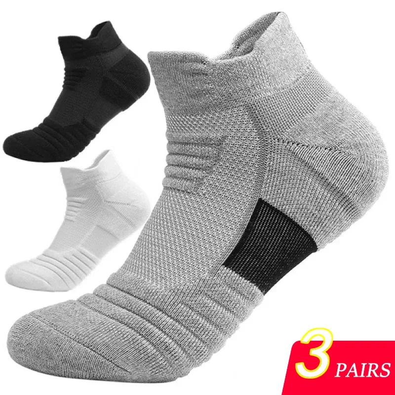 3-Pairs-Anti-slip-Football-Socks-Men-Women-Cotton-Sock-Short-Long-Tube ...