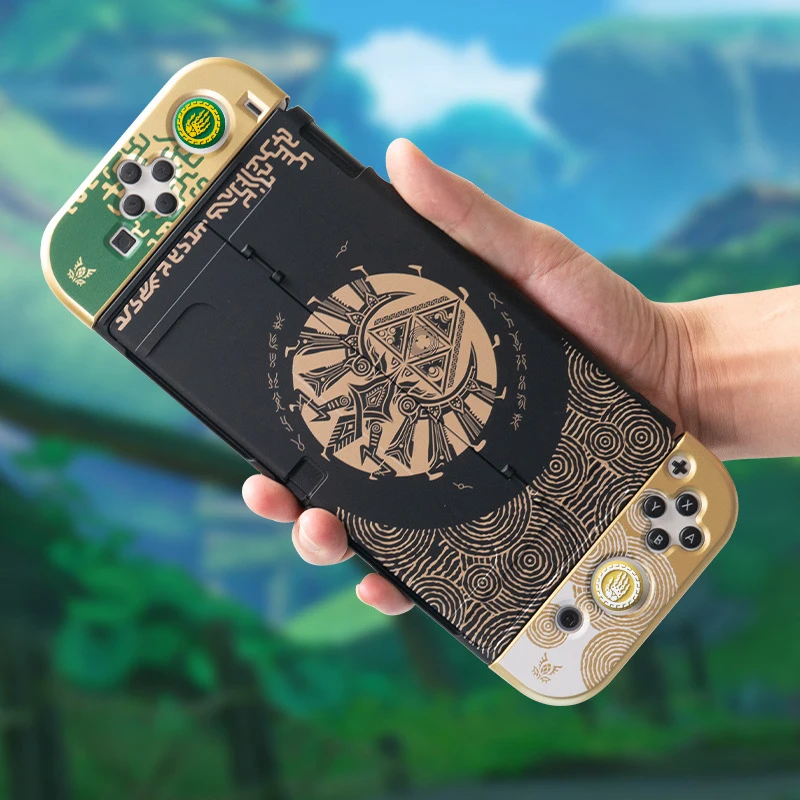 For Nintendo Switch Oled Protective Case Hard Shell Split Full Cover PC ...