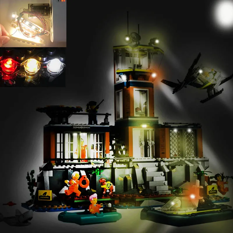 LED-for-Lego-City-60419-Police-Station-on-Prison-Island-Building-USB ...