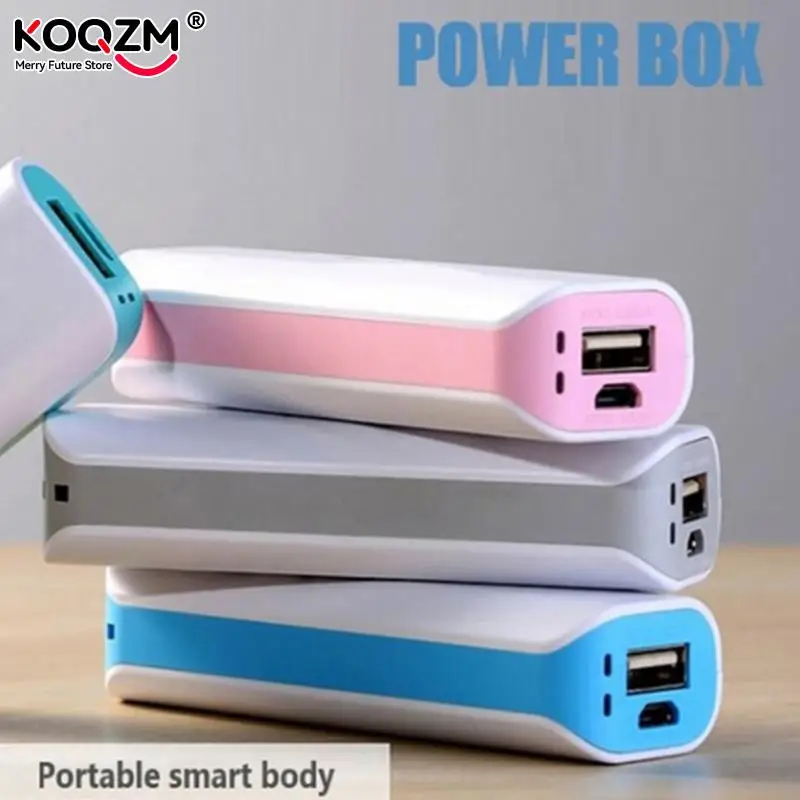 Plastic-Power-Bank-DIY-Kit-Storage-Case-Box-Free-Welding-Suit-18650 ...