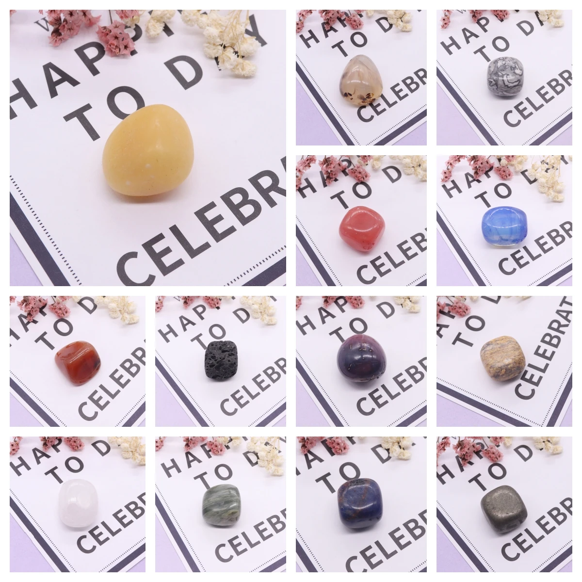 Natural-Non-porous-Loose-Beads-Crystal-Energy-Raw-Stone-Quartz-Mineral ...