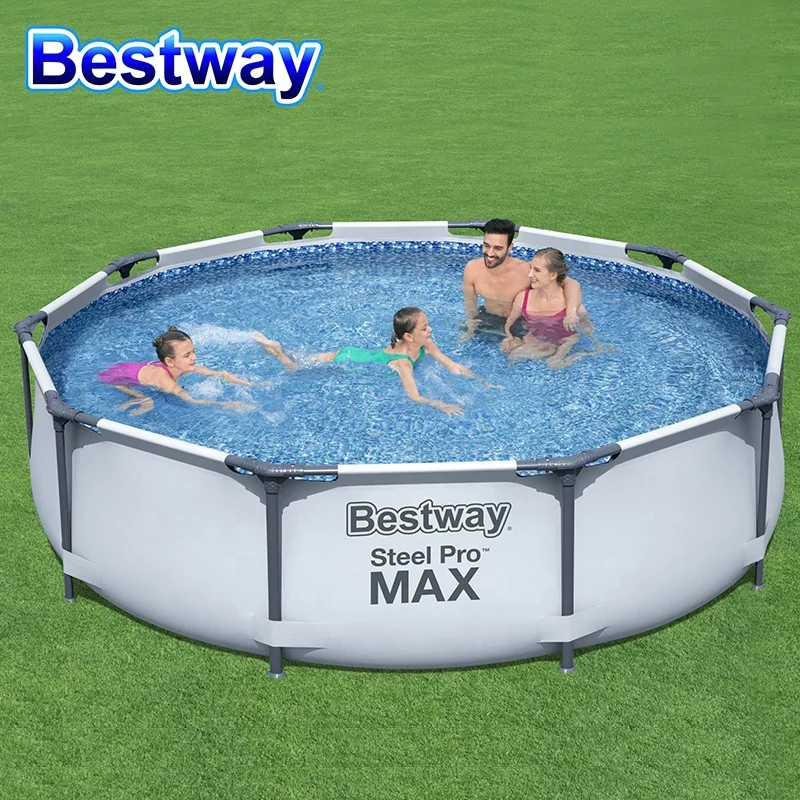 2022 Pool Bestway 56408 Above Ground Pool Easy Assemble Round ...
