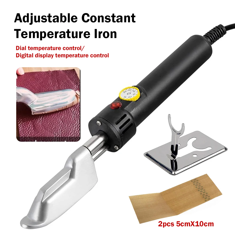 LED Display Handle Electric Mini Leather Iron Crease Removal Electric ...
