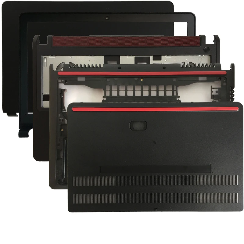 NEW-Laptop-LCD-Back-Cover-Front-Bezel-Palmrest-BOTTOM-CASE-For-DELL ...