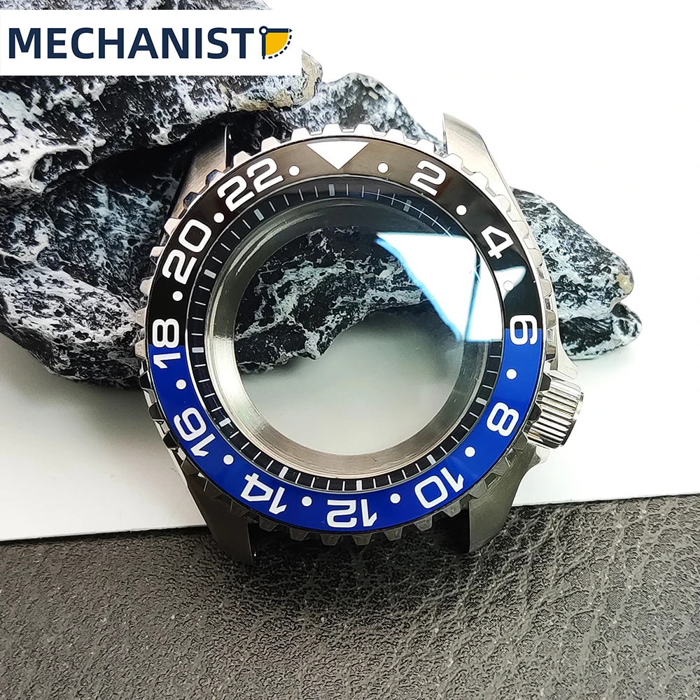 Transparent Back SKX Case with Matte Colored Ceramic Bezel, Double ...