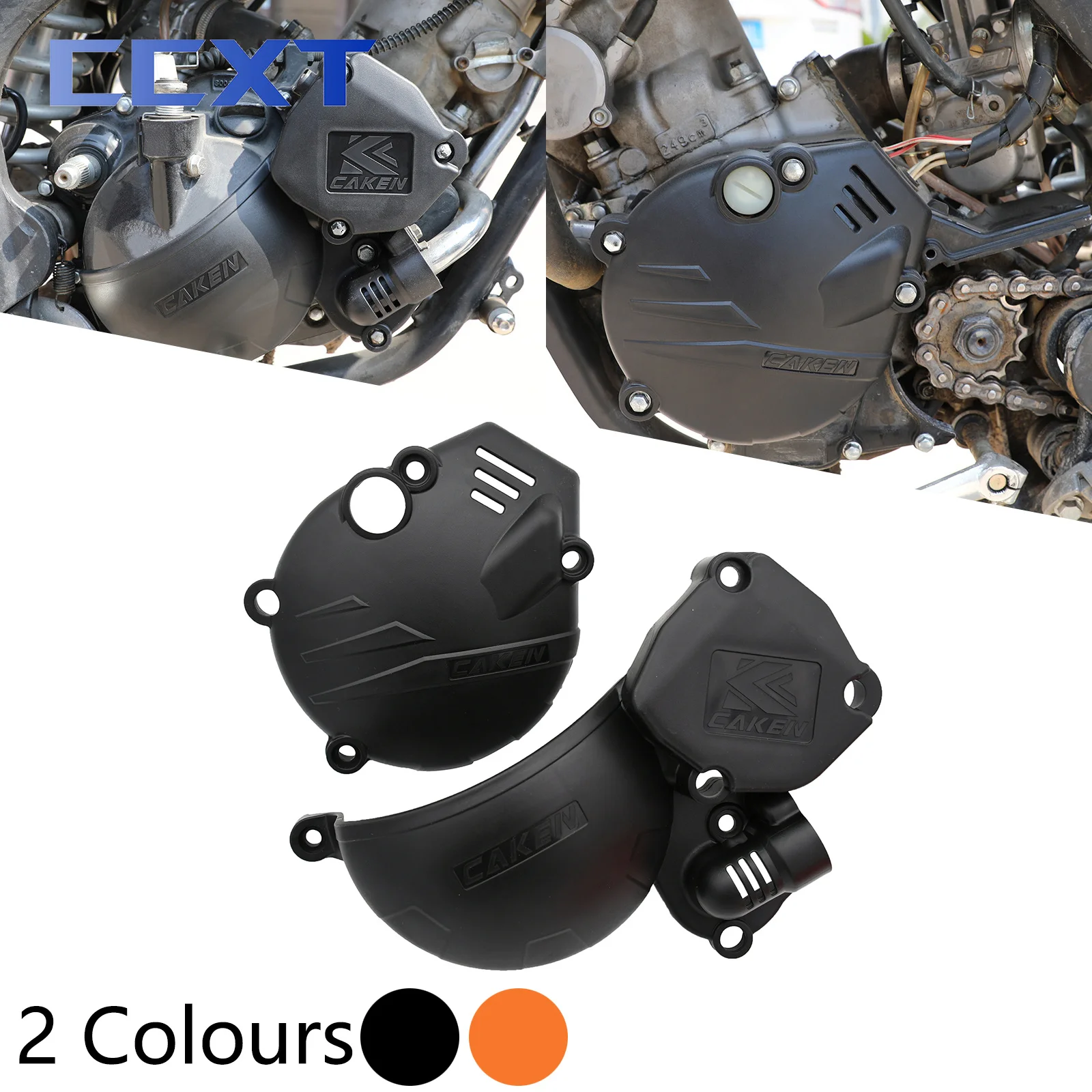 Clutch Guard Water Pump Cover Ignition Protector For Kayo KT250 KEWS ...