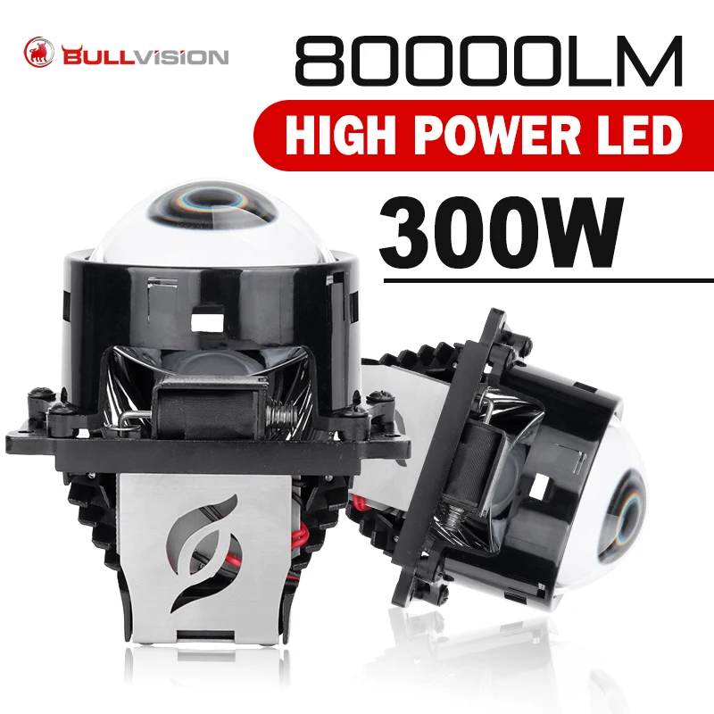 3-Inch-Bi-LED-Projector-Lenses-For-Headlight-Hella-3R-G5-6000K-Auto ...