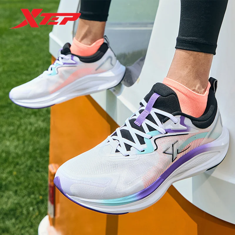 Xtep Lingtu Running Shoes Men Shock Absorption Breathable Sport Shoes ...
