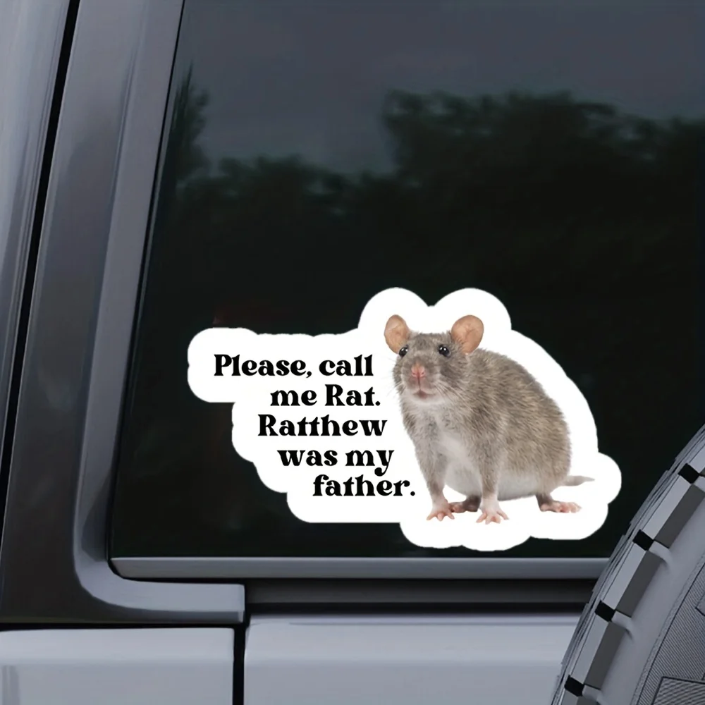 Me-Rat-Car-Sticker-External-Accessories-Diverting-Decoration-Window ...