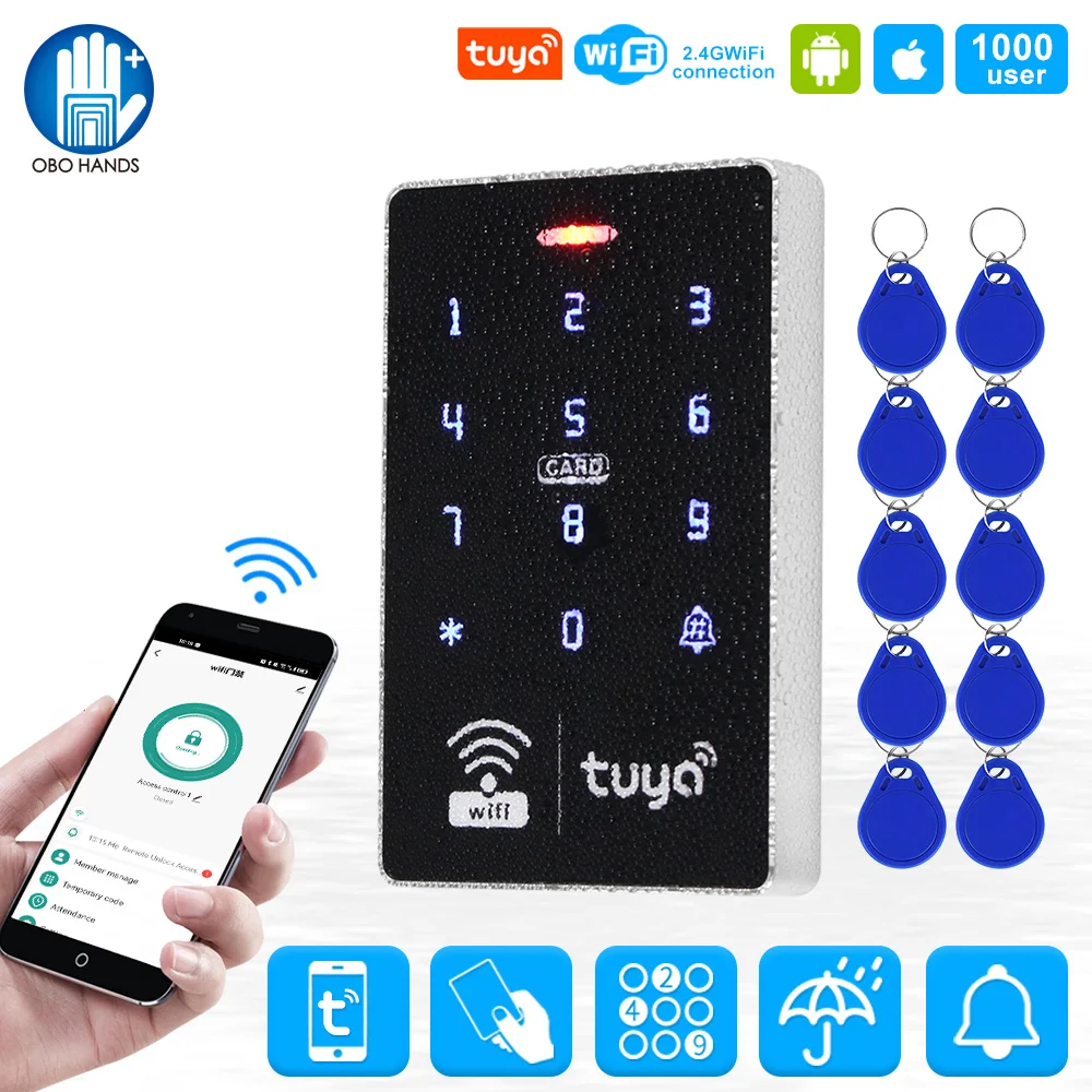 Wifi-Tuya-Deur-Toegangscontrole-Toetsenbord-Ip68-Waterdicht-Rfid ...