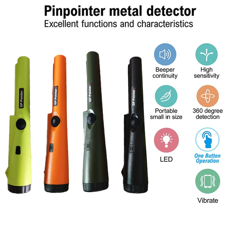 Hand Held Upgrade Pinpointing Led Metal Detector Gp-pointer Static State Digger Detecting Tools ...