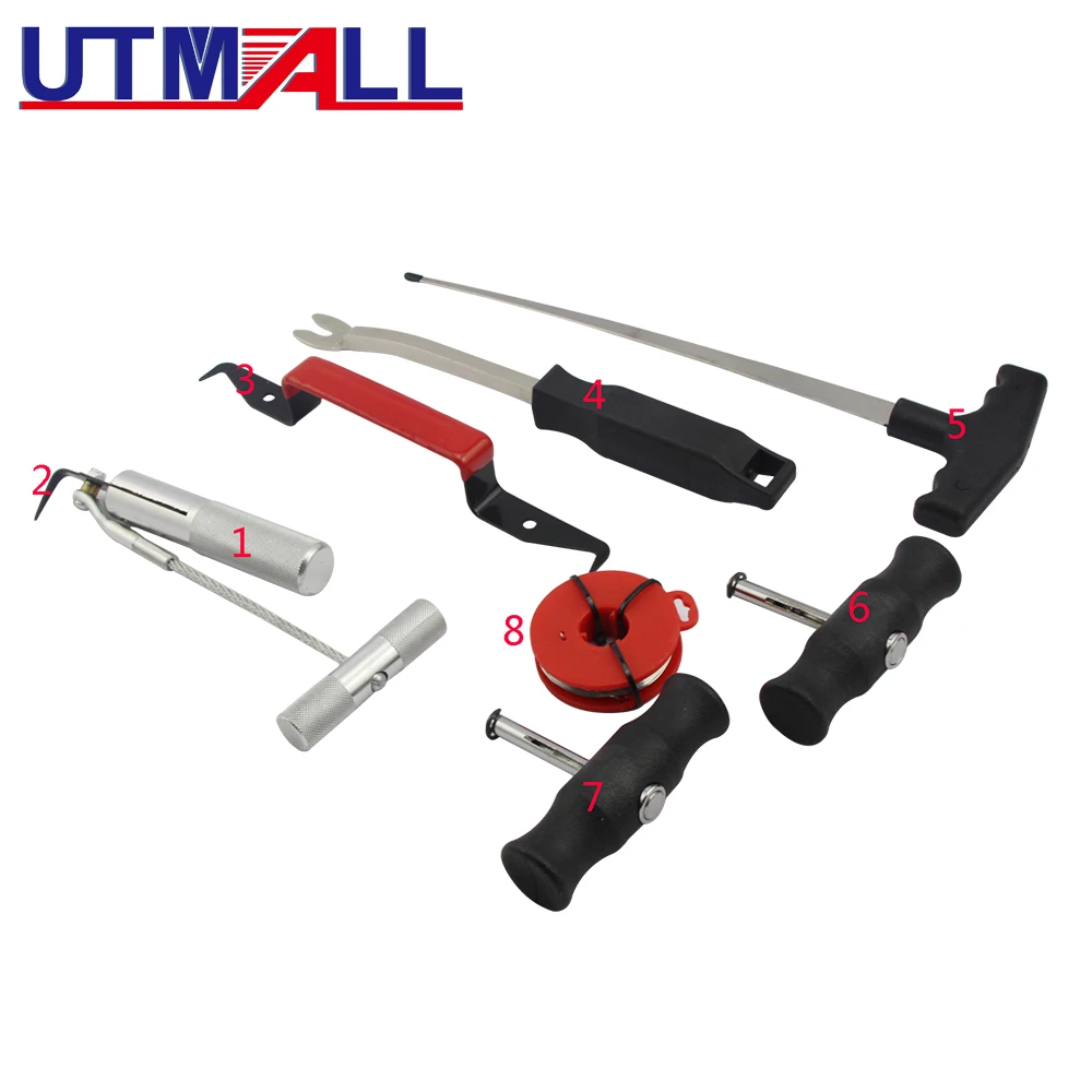 7pcs Car Windscreen Windshield Removal Tool Kit Automotive Wind Glass ...