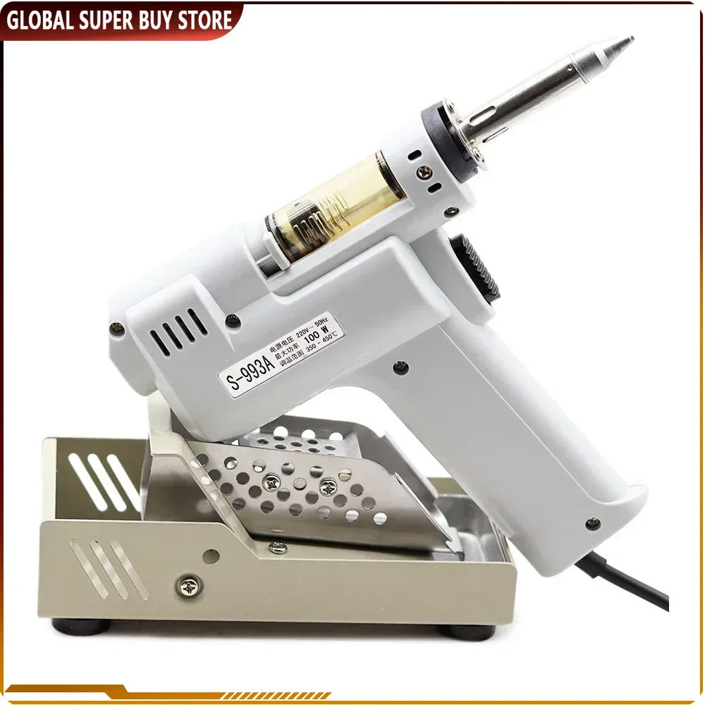 Desoldering Gun S-998P Powerful 100W Electric Vacuum Solder Sucker Lead ...