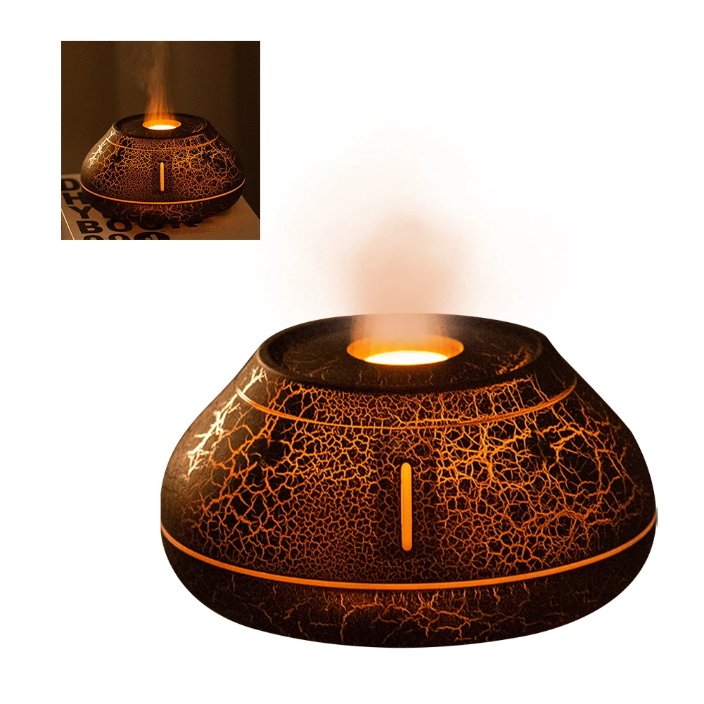 130ML-Lava-Flame-Air-Humidifier-Rechargable-Essential-Oil-Diffuser ...
