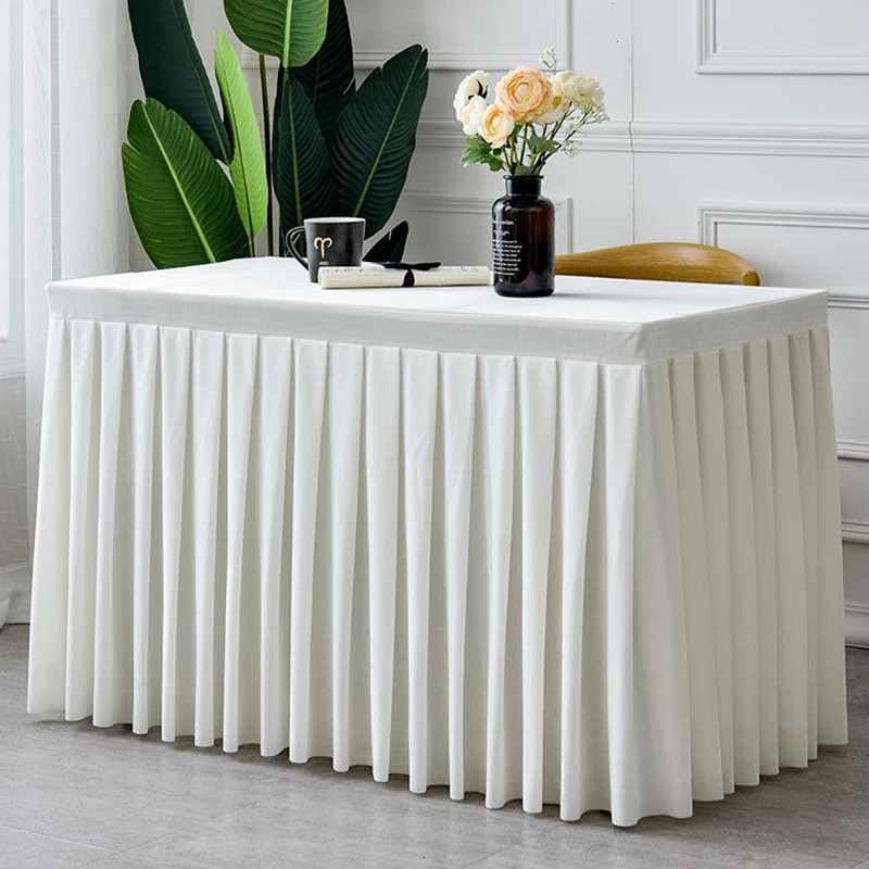 Table-Skirt-Tableskirt-Velvet-Rectangular-Tablecloth-Exhibition-Table ...