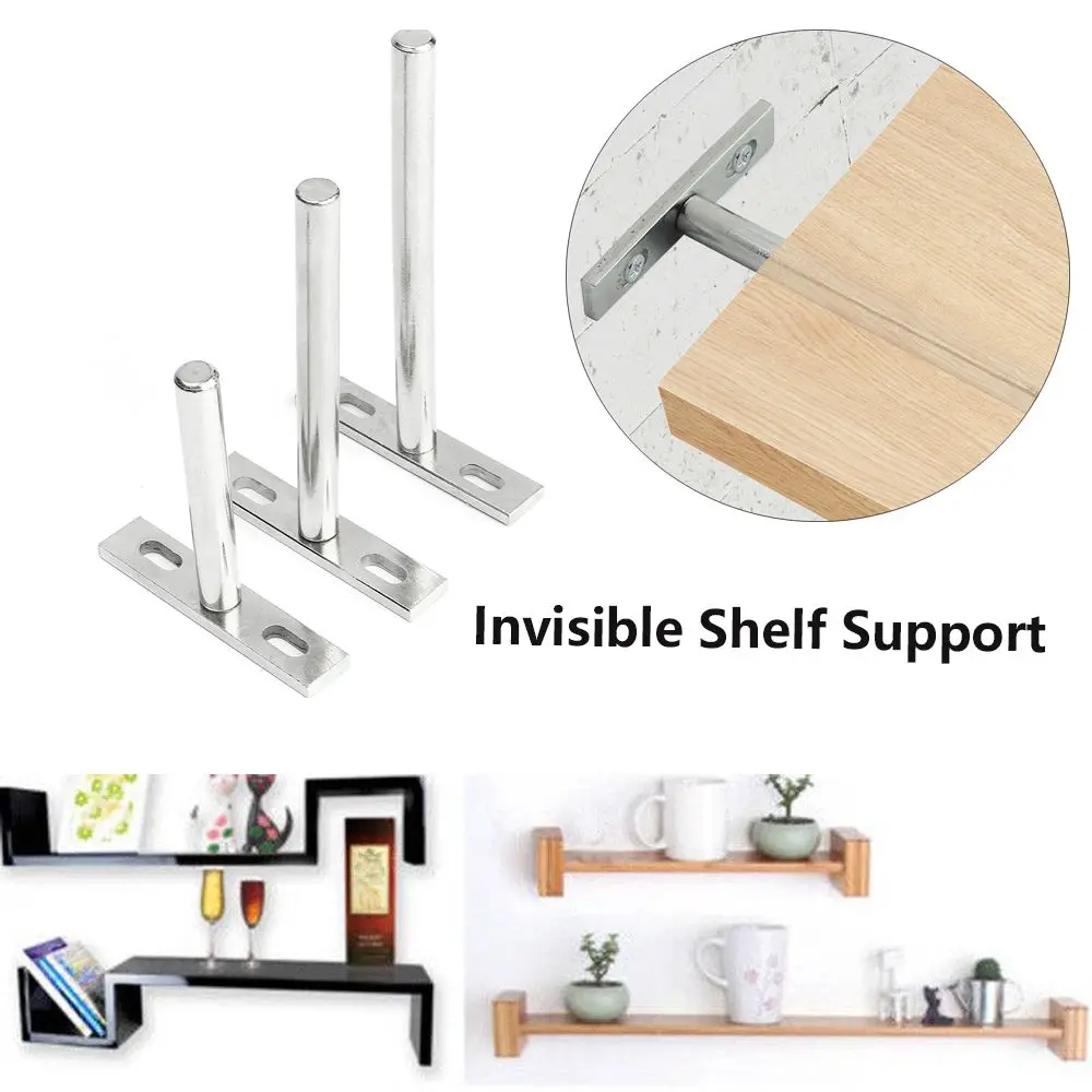 Hardware Durable Metal Concealed Racks Furniture Invisible Shelf ...