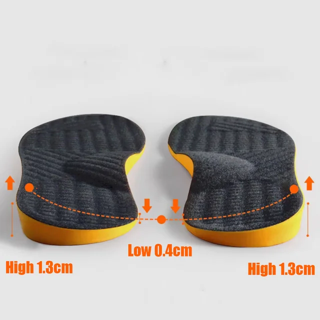 PU Orthotic Insole Arch Support Flat Foot Orthopedic Insoles for Shoes ...