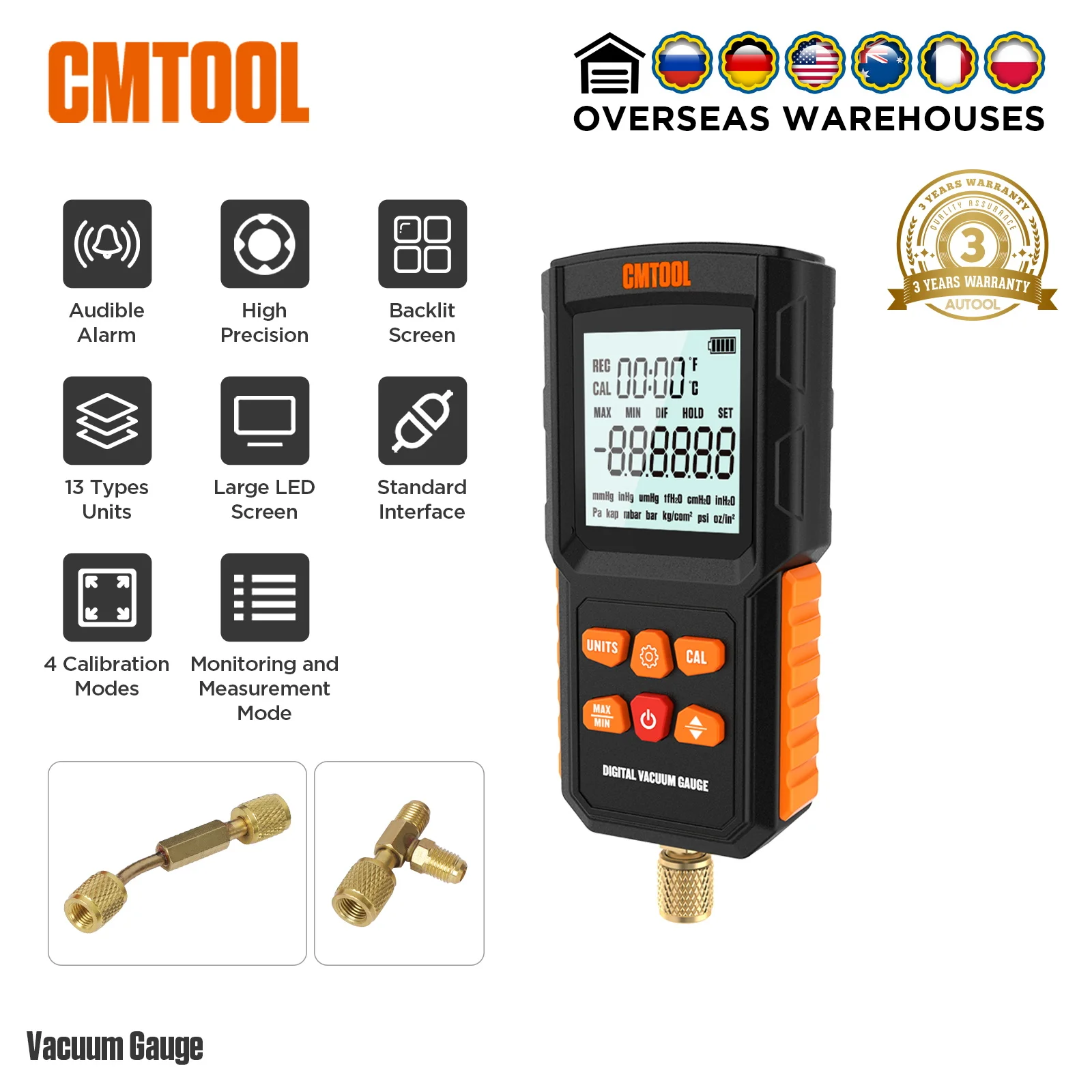CMTOOL-Vacuum-Gauge-Backlight-Display-13-Selectable-Units-High-Accuracy ...