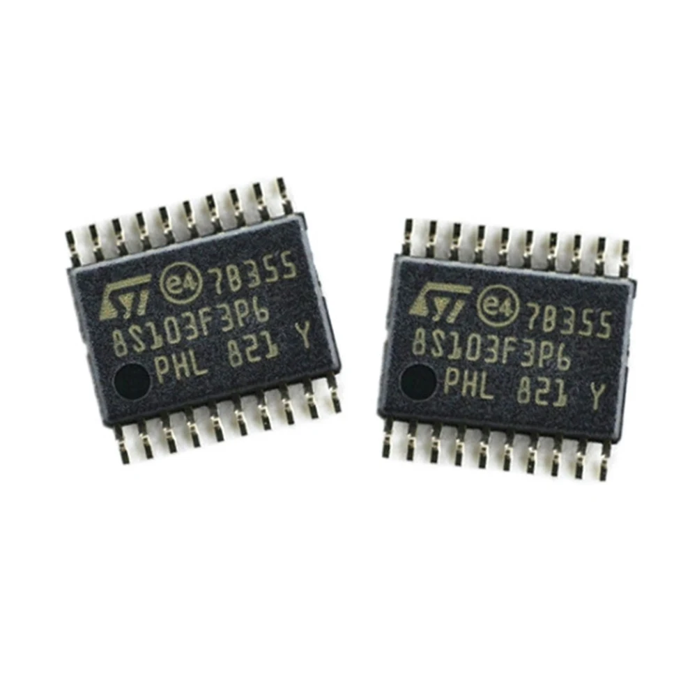 5PCS/Lot Original STM8S103F3P6TR STM8S103F3P6 TSSOP-20 16Mhz / 8KB ...