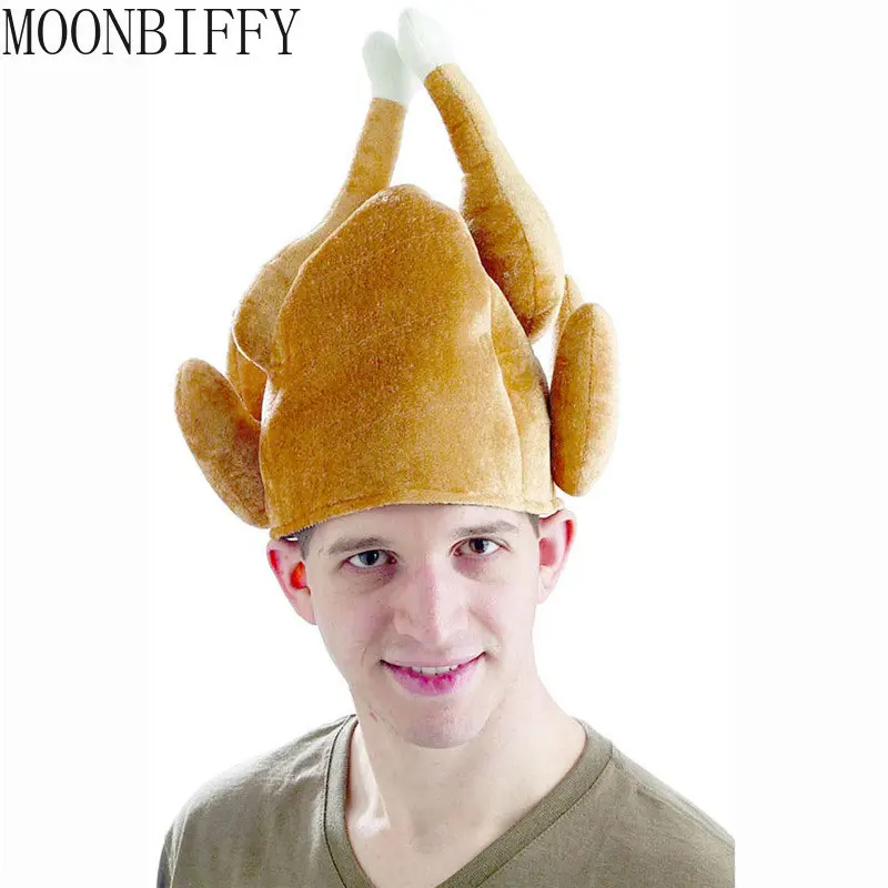 Funny-Carnival-Chicken-Leg-Hat-Christmas-Thanksgiving-Decoration-Turkey ...