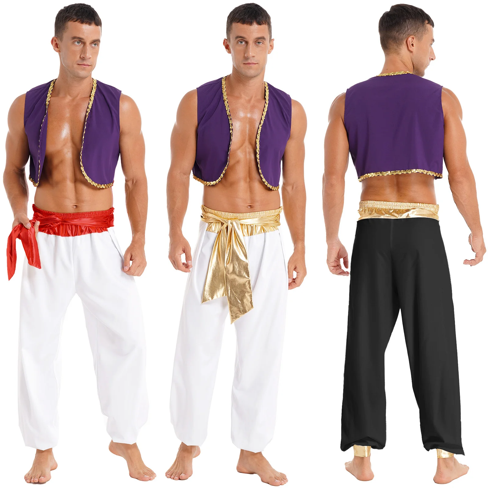 Aladin-traje-masculino-pr-ncipe-rabe-cosplay-vestir-se-colete-superior ...