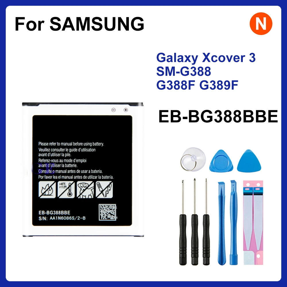 SAMSUNG Orginal EB-BG388BBE Replacement 2200mAh Battery For Samsung Galaxy Xcover 3 SM-G388 ...