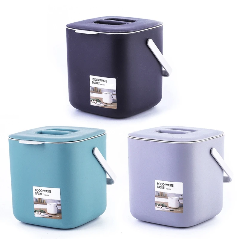 Countertop-Compost-Bin-with-Lid-Indoor-Food-Composter-Trash-Keeper ...
