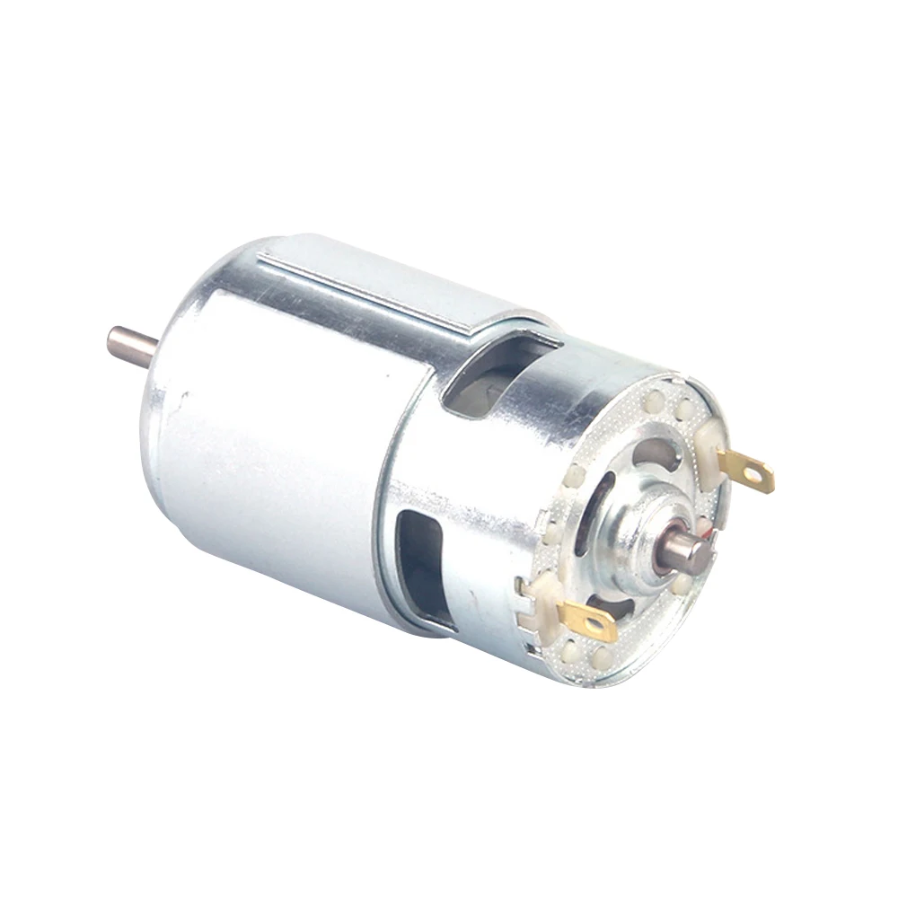 775 dc metal motor dc 12v 24v 4500/5500/12000 rpm rolamento de esferas ...