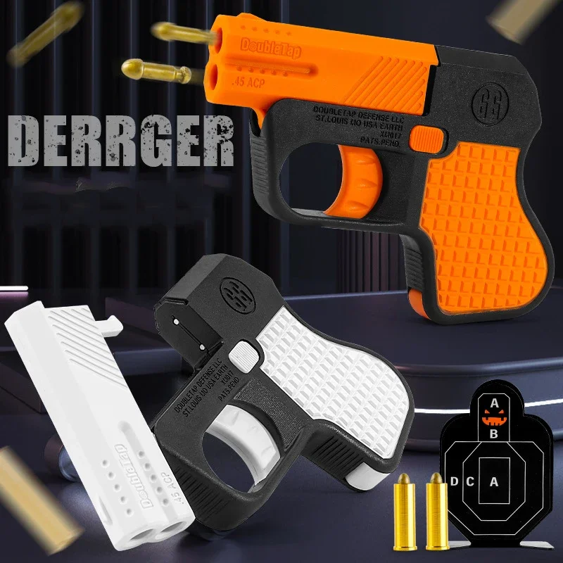 Mini Delin Jia Can Throw Shell Soft Shell Toy Gun with Continuous ...