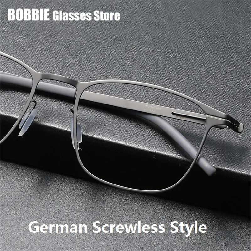 Eyewear-Germany-Screwless-Ultra-Light-Square-Glasses-Frame-Men-Women ...