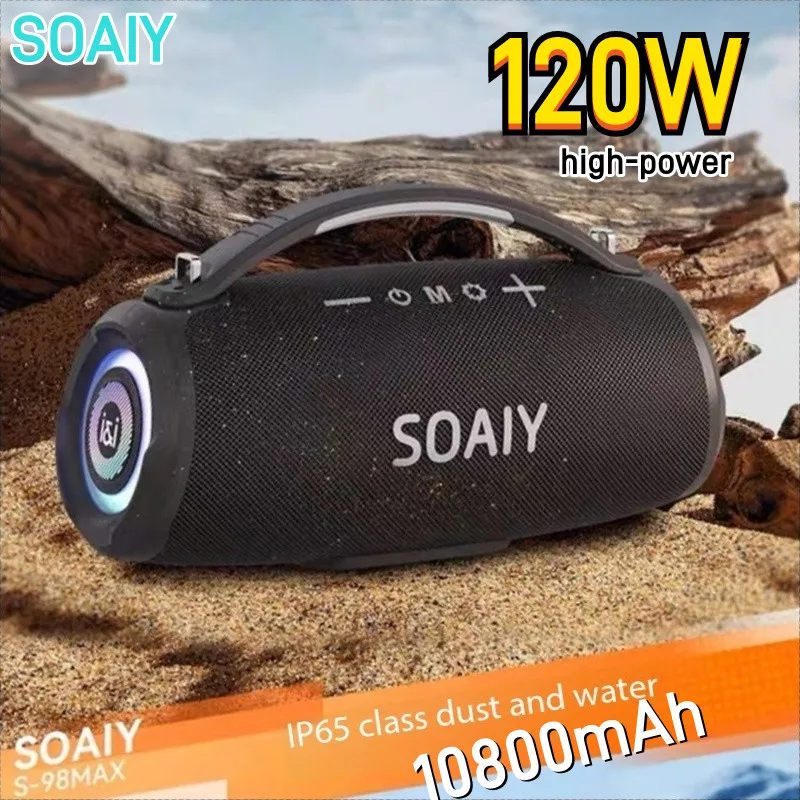 120W-High-Power-Bluetooth-Speaker-Portable-Outdoors-Waterproof-Wireles ...
