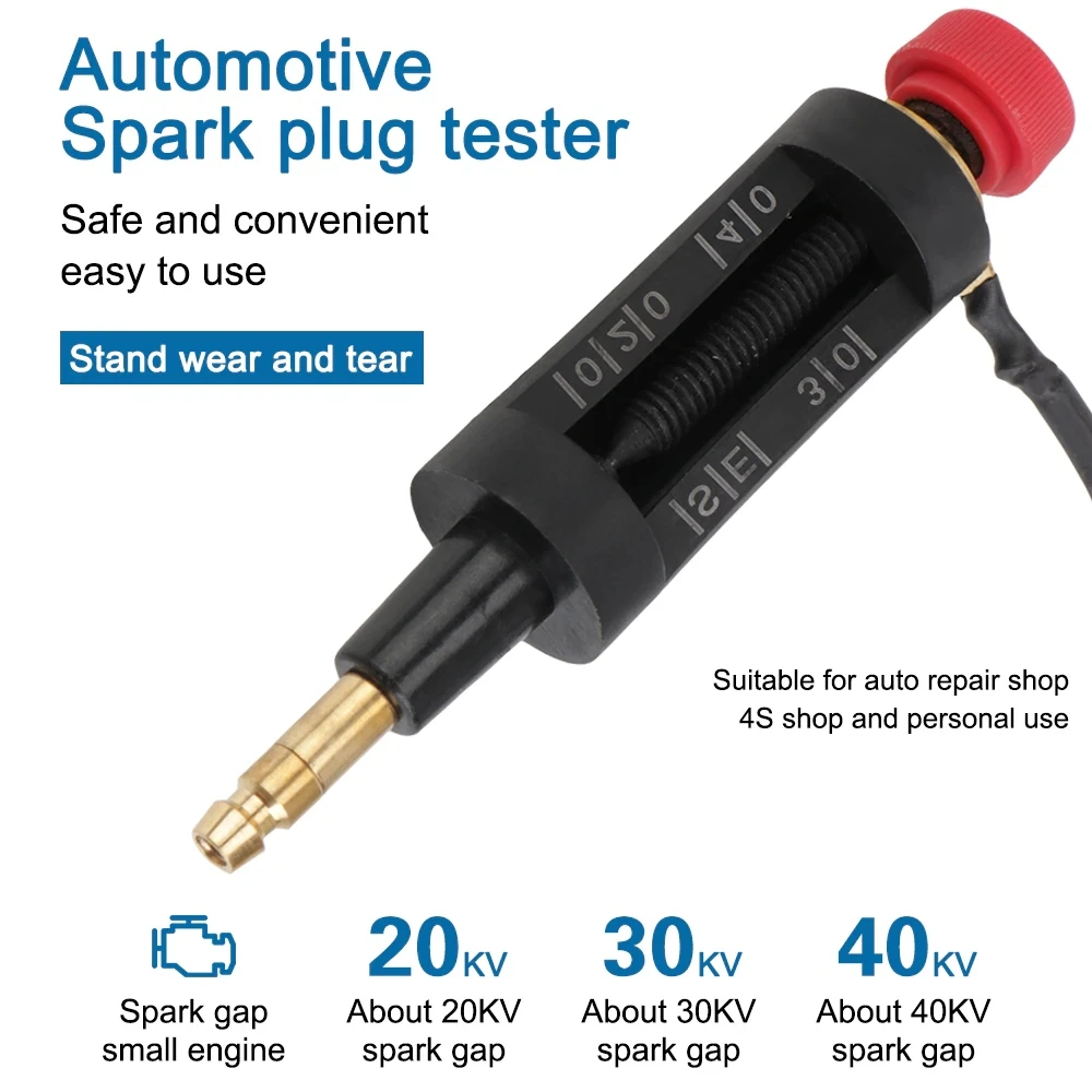 Spark Plug Tester Wrench Ignition System Coil Engine Tester Adjustable ...