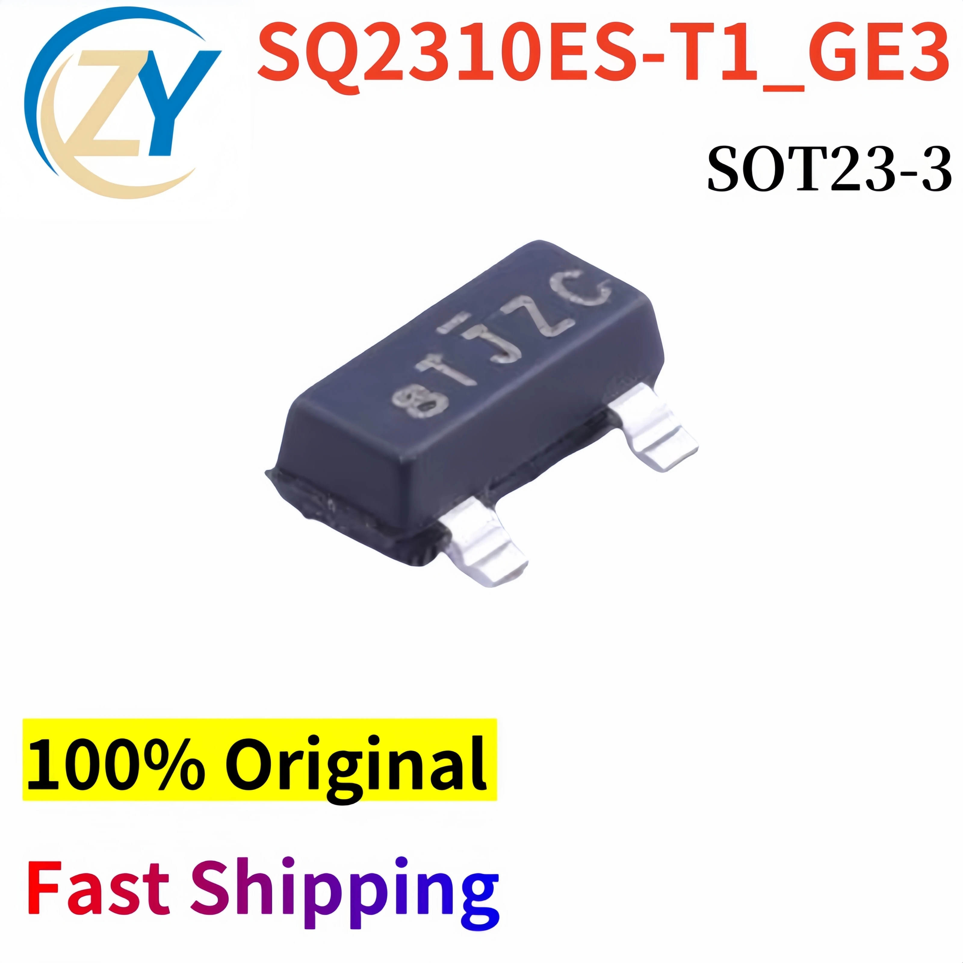 10pcs-SQ2310ES-Transistors-SQ2310ES-T1-GE3-SOT-23-3-1N-Channel-100 ...