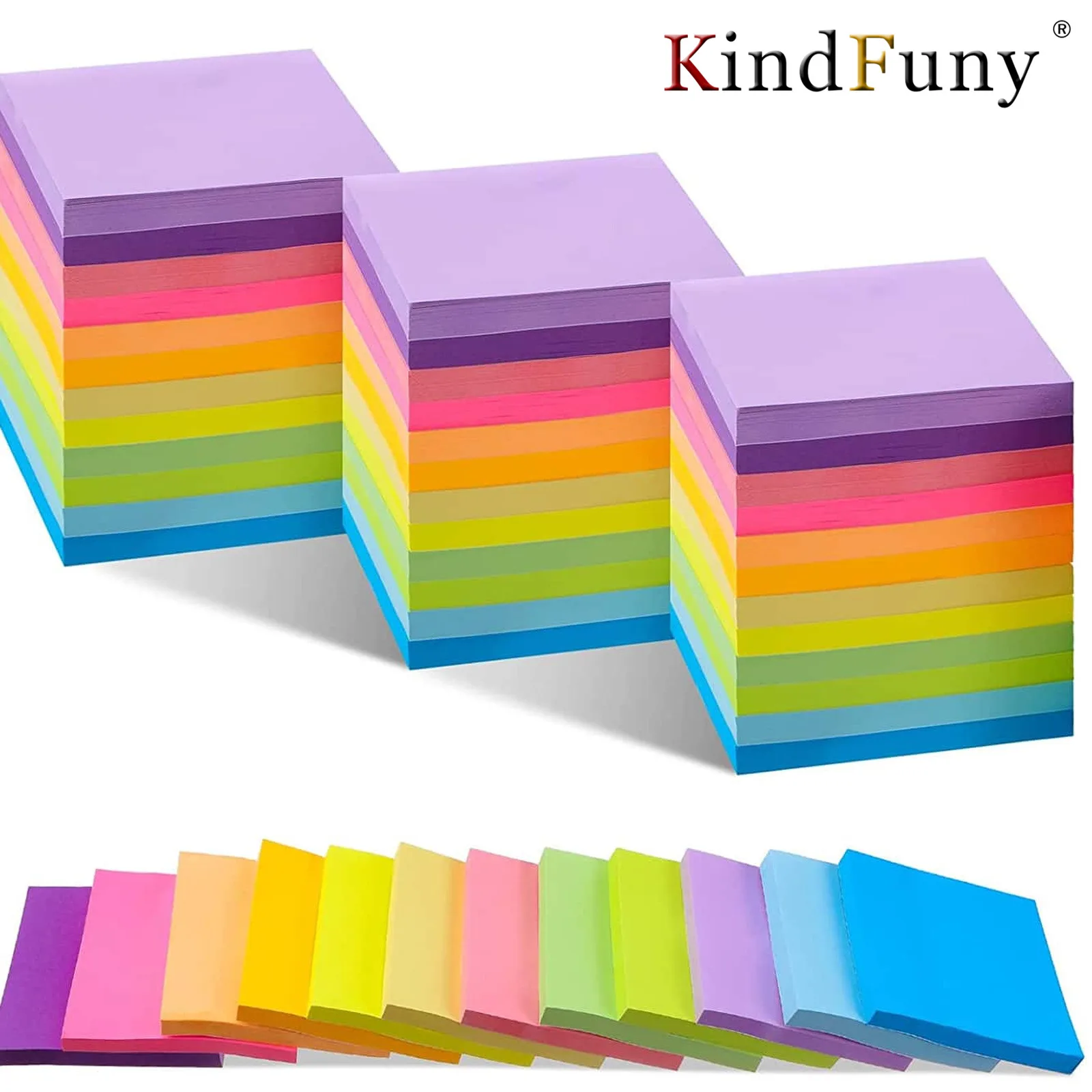 6-Pcs-Fluorescent-color-3-3inch-Sticky-Note-Note-Pads-Stickers-Planner ...