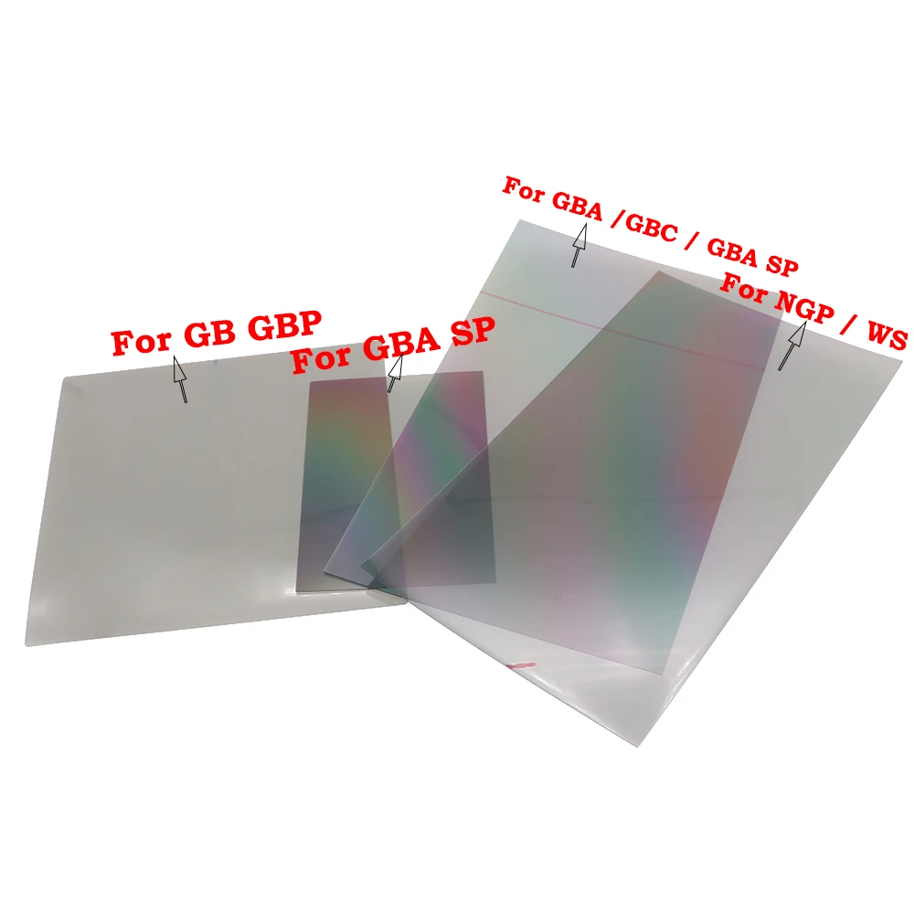 For GB DMG GBP GBA SP GBC Backlit Screen Modify Part Polarizing Film ...