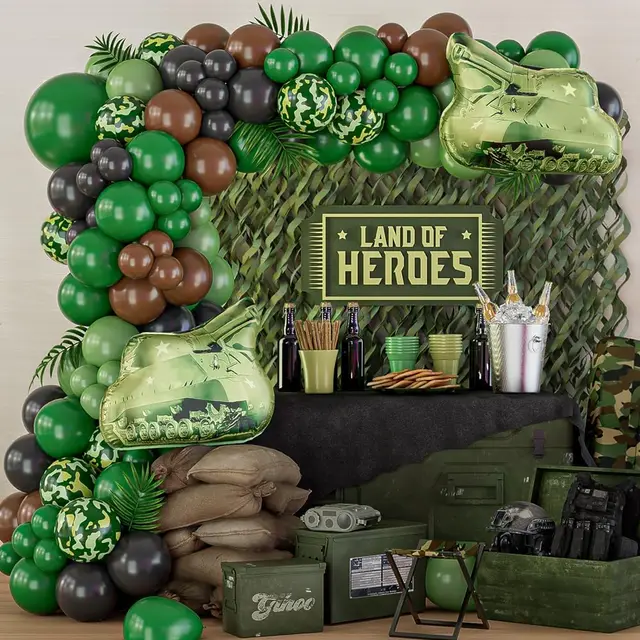 Camo Themed Party Ideas