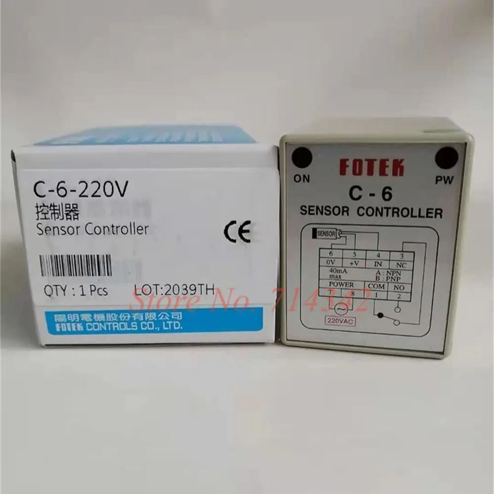 C-6-220V-FOTEK-Standard-Mechatronic-Sensor-Controller-New-Original ...
