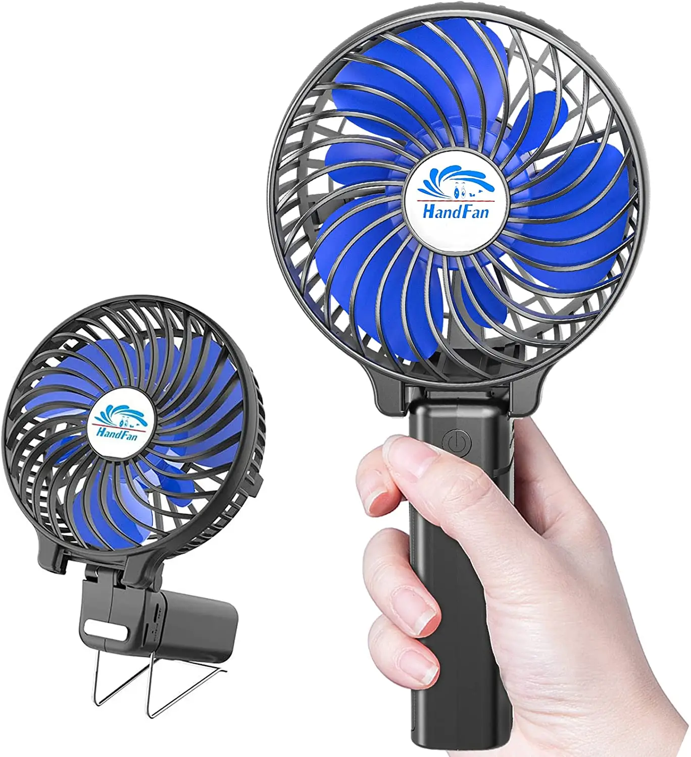 USB Powered Rechargeable Battery Operated Handheld Mini Fan Portable ...