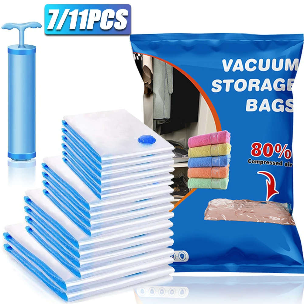 1-7-11pc-Vacuum-Storage-Bags-Space-Saver-for-Bedding-Pillows-Towel ...